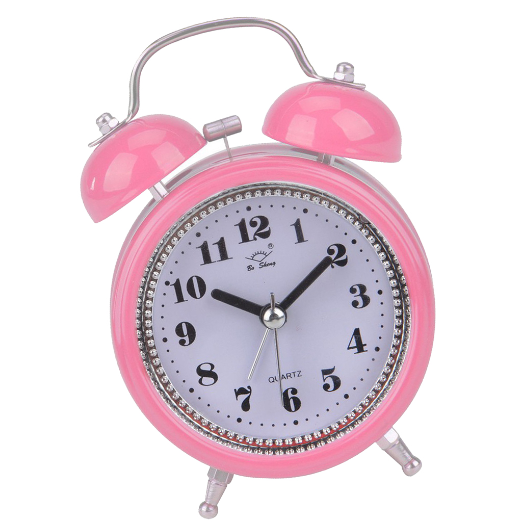 【Exclusive Offer】Vintage Retro Twin Bell Cute Silent Movement Alarm ...