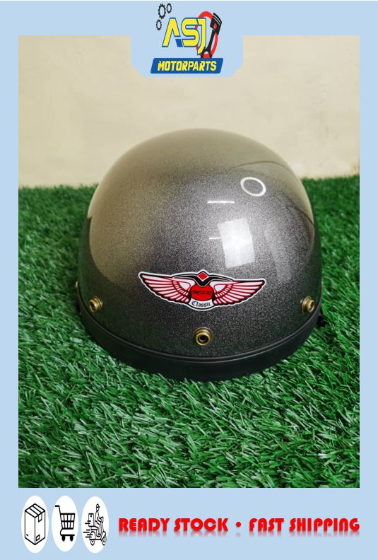 HELMET ORIGINAL MHR-III / HELMET SEPARUH 1/2 / HALF CUT / HELMET ...