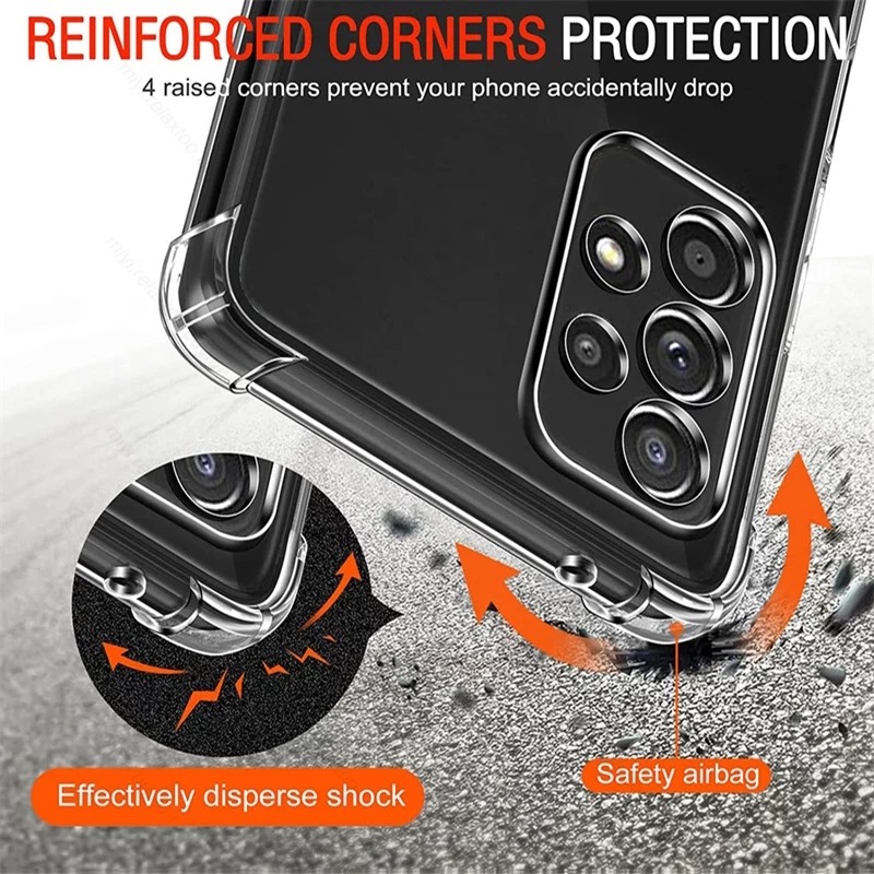 เคสมือถือ เคสใส Case Samsung galaxy M33 M52 A73 A53 A13 A33 A22 A23 A32 A42 A52 A52S A72 S21FE ...