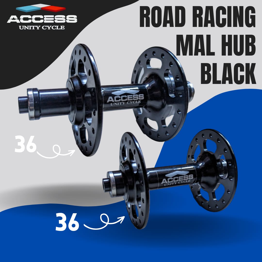 ACCESS Premium Mal Sanded Racing Alloy Bicycle Hub - Lightweight ...