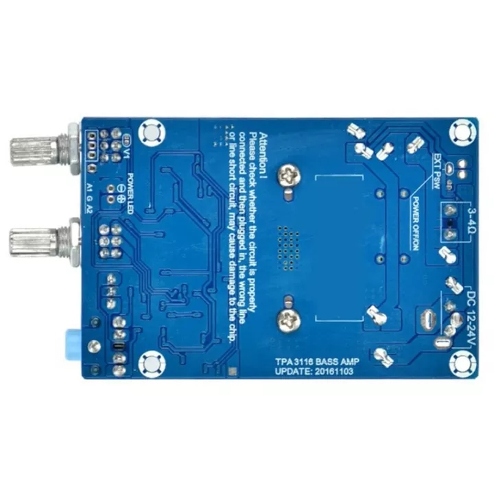 TPA3116 100W Subwoofer Amplifier Board Home Theater Mini Amp Audio ...