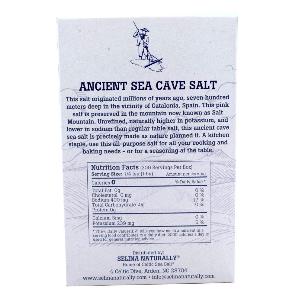 Celtic Sea Salt Pink Potassium Cave Salt 10.6 Oz (300 G) – Extra Fine ...