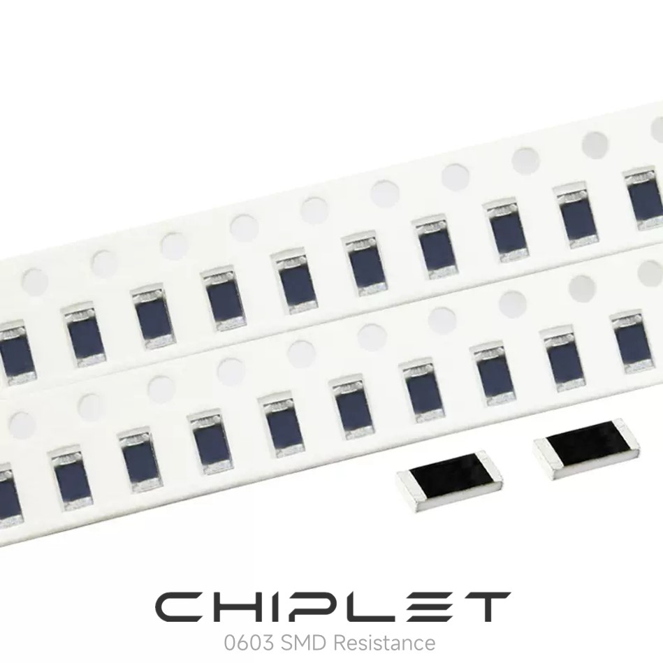 100pcs 0603 Resistor 1% SMD 2.5mW 68Ω 75Ω 82Ω 91Ω 100Ω 180Ω 200Ω 220Ω ...