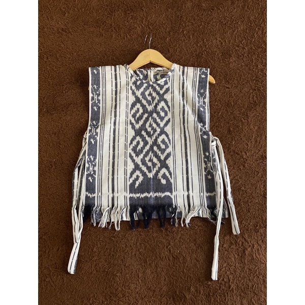 Outer Vest ETNIK: Tenun Ikat Dayak - Outer Tenun Toraja Songket ...