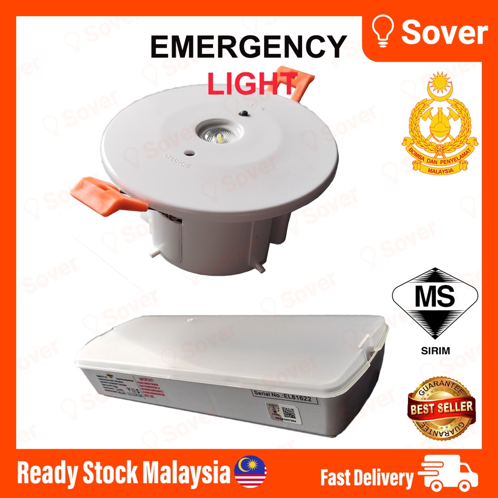 Emergency Lighting Luminaire (Code: CEE-101& CEL-88) SIRIM & BOMBA ...