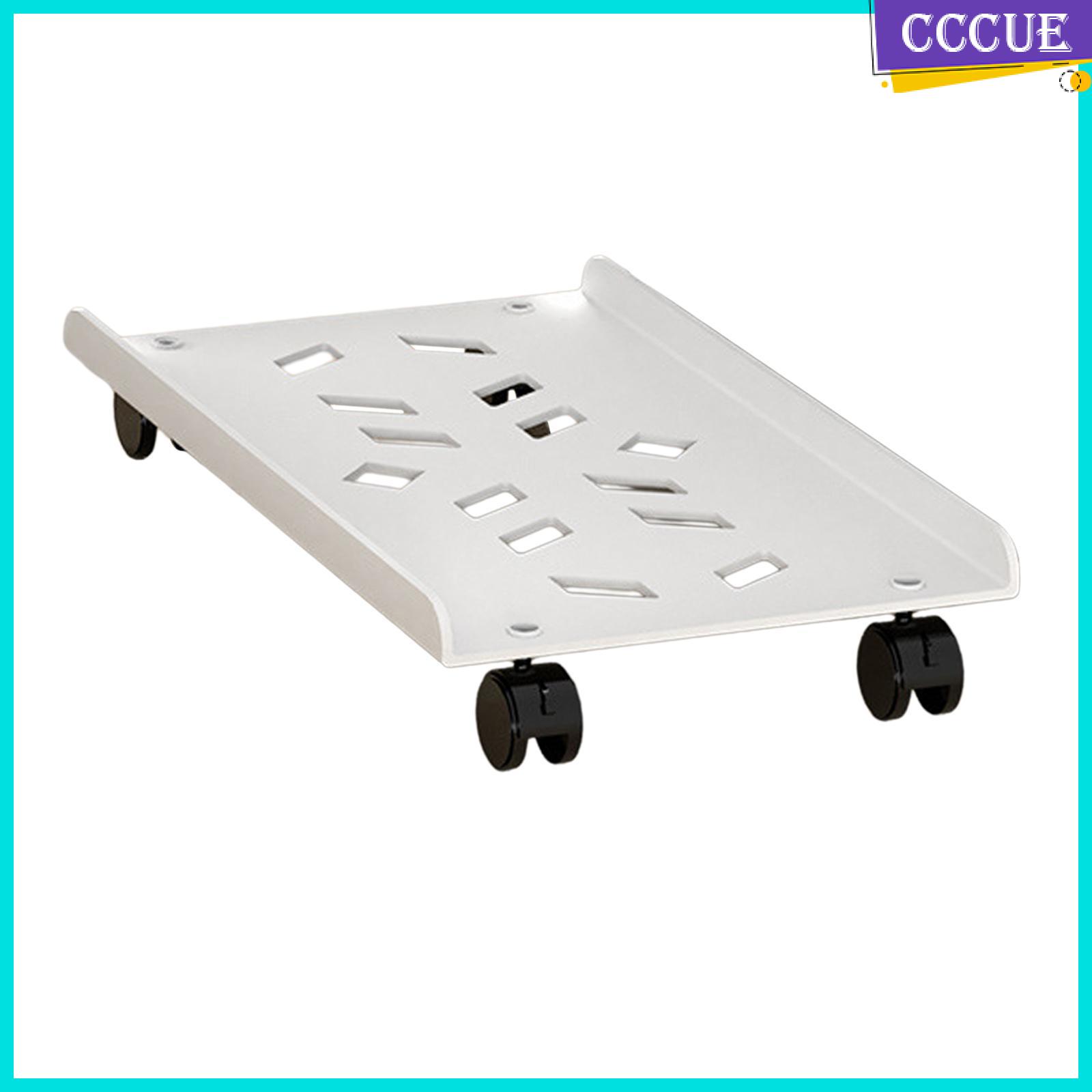 CCCUE Mobile CPU Stand with 4 Caster Wheels,Under Desk CPU Holder,Easy ...