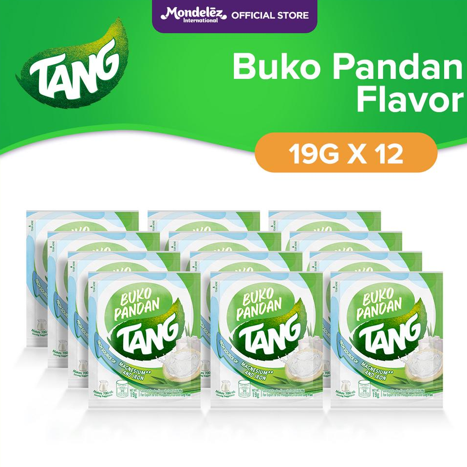 BEST- Tang Instant Drink Mix - Buko Pandan Coconut Flavor 19g (Set of ...