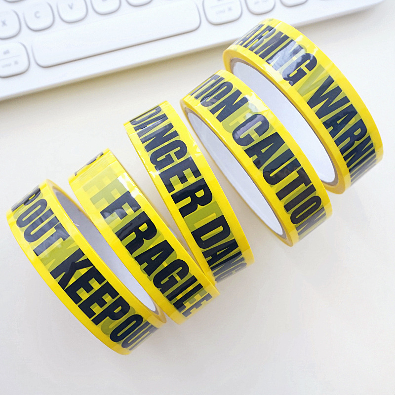 【Value Bundle】 24mm*25m/roll Tape Signs Danger Caution Keep Out Fragile ...