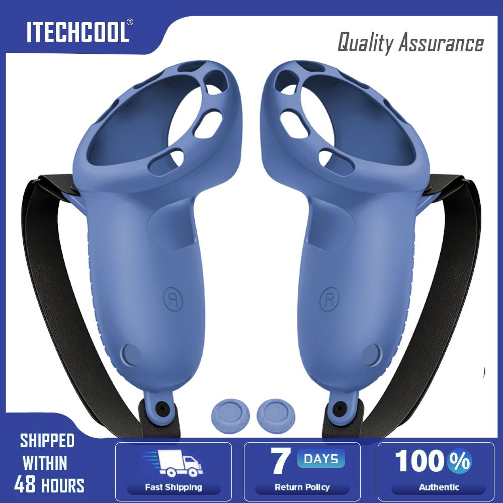 Silicone VR Controller Grips Cover Anti-Slip 2 Rocker Cap VR Controller ...