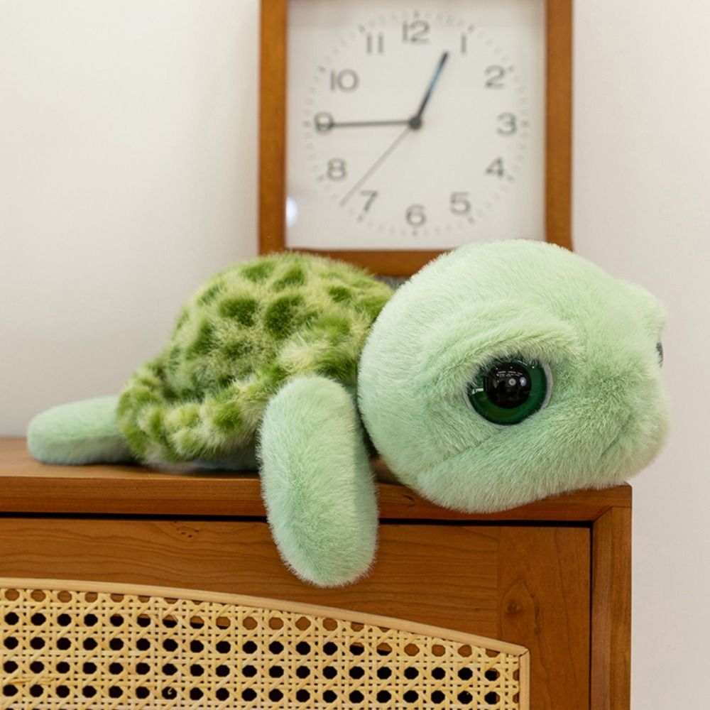 Novelty Fluffy Sea Tortoise Plush Toys Collection Cartoon Animal Sea ...