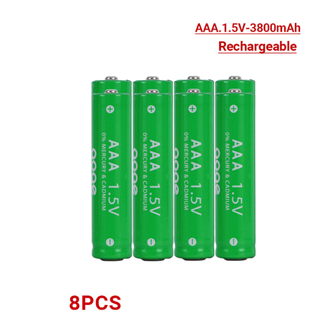 Hot deal Aaa Rechargeable Aaa 3800mah 1.5v New Alkaline Rechargeable ...