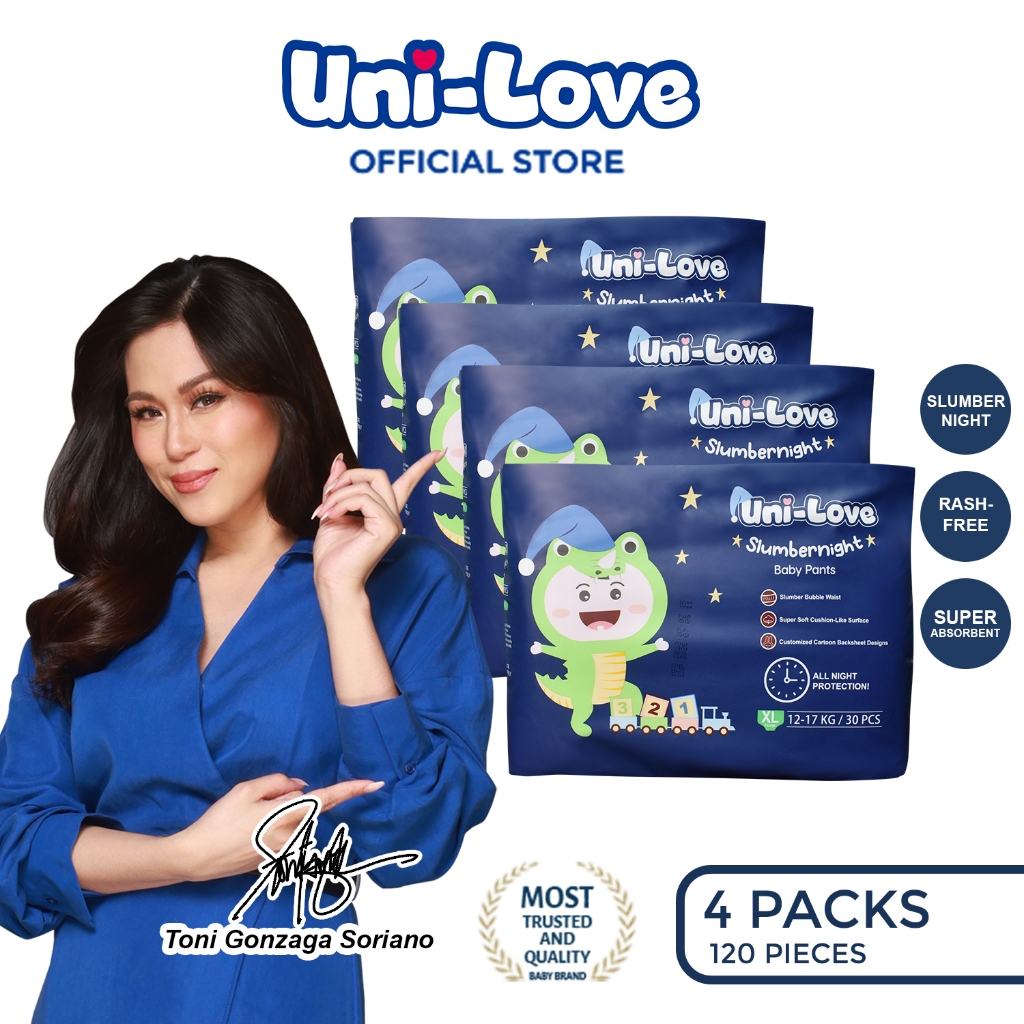 Uni-Love Slumbernight Baby Pants (X-Large) 30's Pack of 4 | Lazada PH