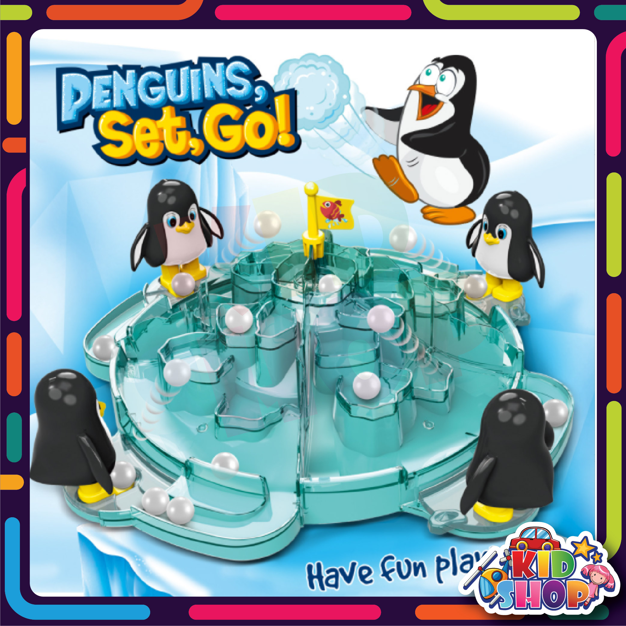 เกมเตะบอลหิมะ เพนกวิน PENGUINS SET GO ของเล่นเสริมพัฒนาการ ของเล่น ...