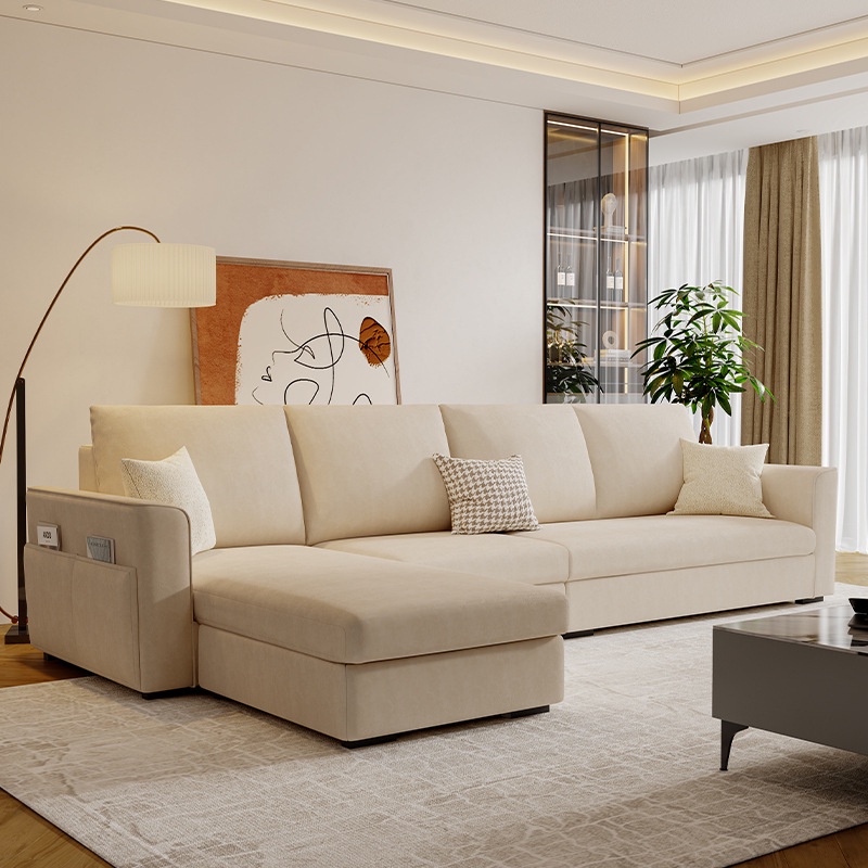 Fabric Sofa Living Room Combination Faux Leather Latex Sofa Sofa Set ...