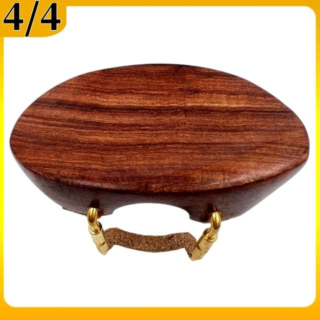 1Pcs 4/4 3/4 1/2 1/4 Violin Chinrest Installed Clamp Fiddle Chin Rest ...