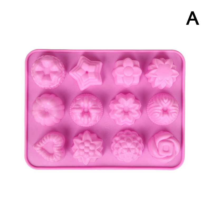3d Flower Rose Jelly Pudding Mould Fondant Chocolate Silicone Mold Cake ...