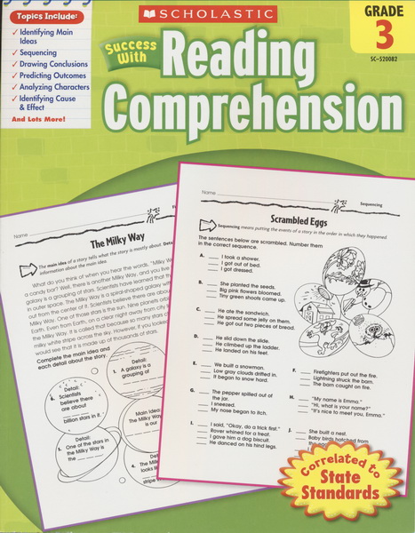 Academic success with reading comprehension grade 3 reading ...