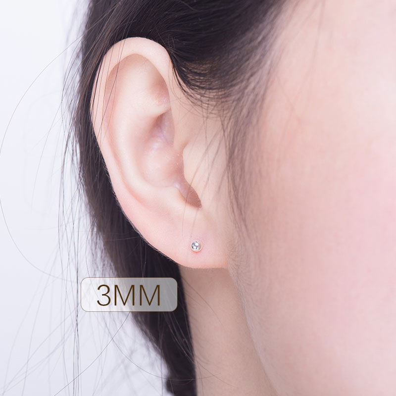 S999 Ear Stud Ear Holes Small Ear Stick Hook Ear Stud Mini Bean Ear ...