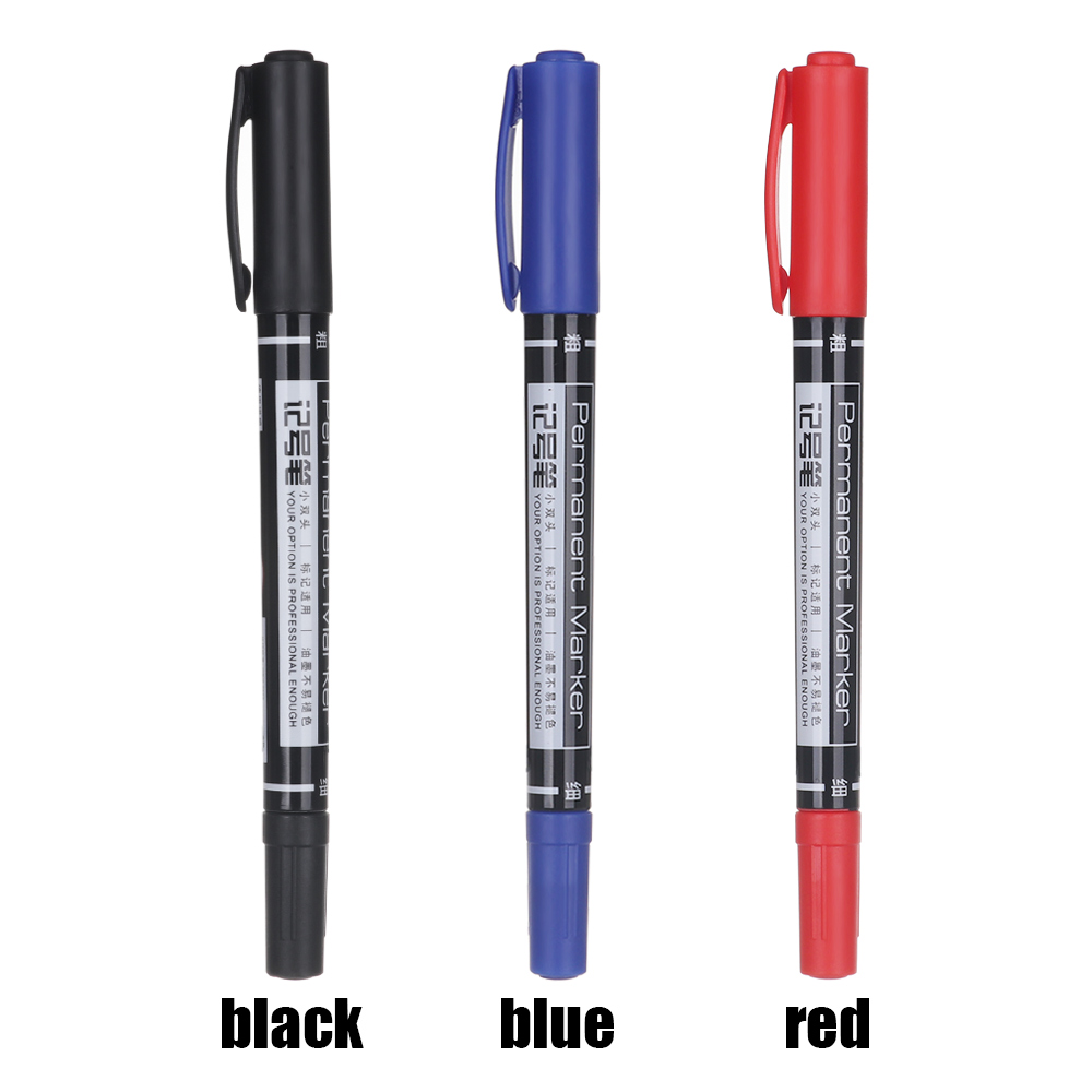 【GlobalVibeStore】1Pcs Colored Twin Tip Pens 0.5/1mm Fast Dry Permanent ...