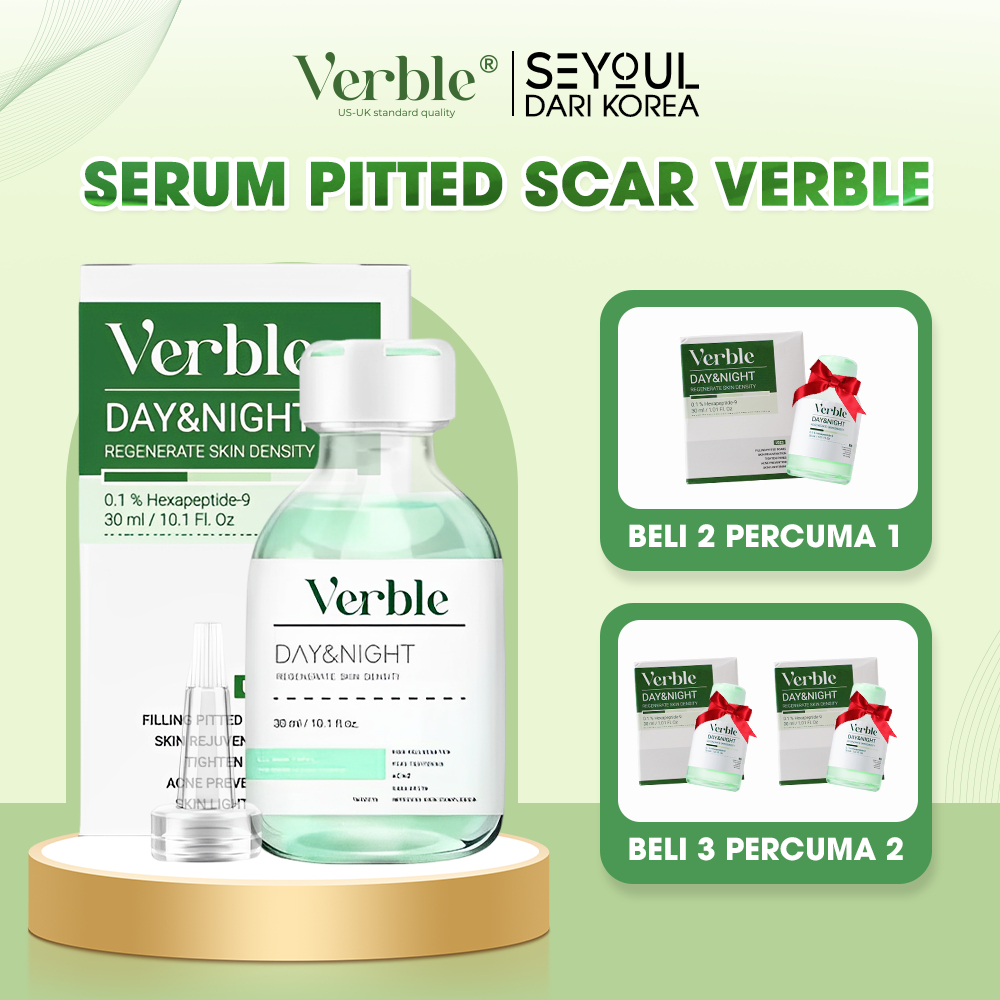 Verble Serum Pitted Scar Reduce dark spots Brighten skin Regenerate ...