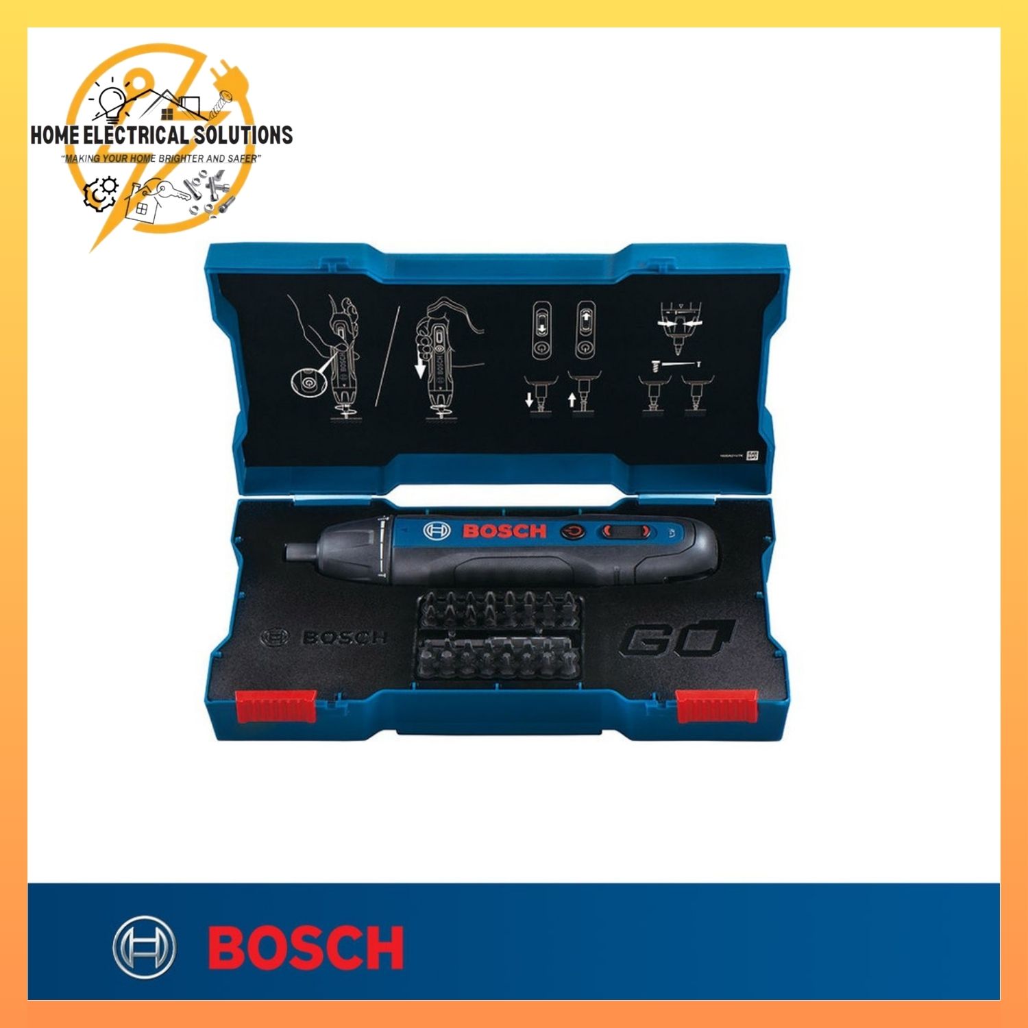 BOSCH GO SMART CORDLESS SCREWDRIVER KIT | Lazada PH