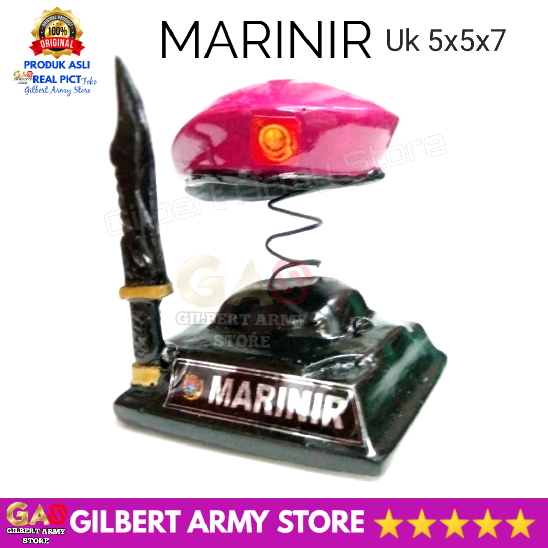 GILBERT ARMY STORE Miniatur Patung Tni Marinir Pasangan Couple Pajangan ...