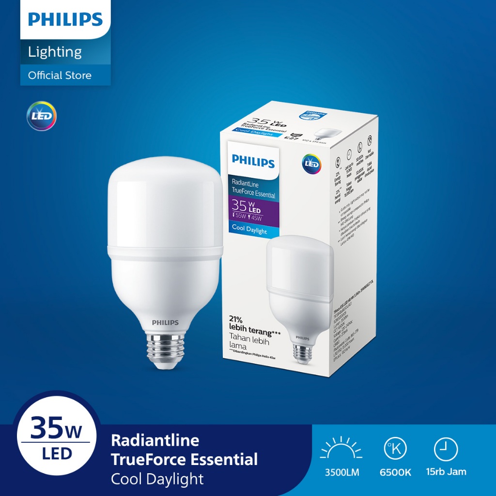 Philips Lampu LED Radiantline TrueForce Essential 35W Putih | Lazada Indonesia