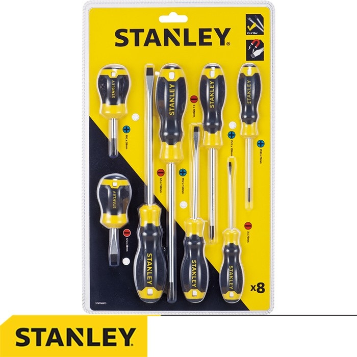 STANLEY STMT66672 Cushion Grip Screwdriver Set / Obeng Set STMT66673 ...