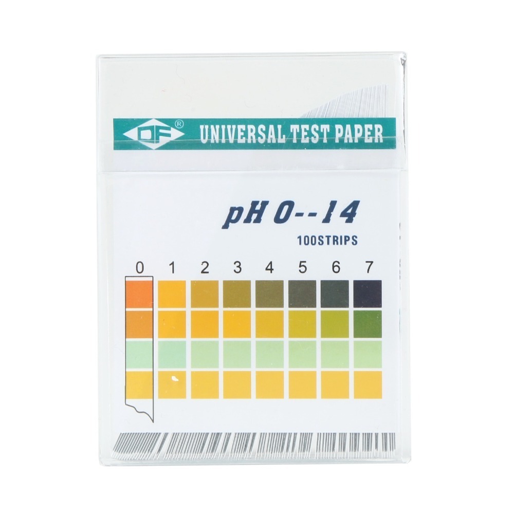 100 Strips Multi-purpose PH Value 0-14 PH Test Paper Measurement ...