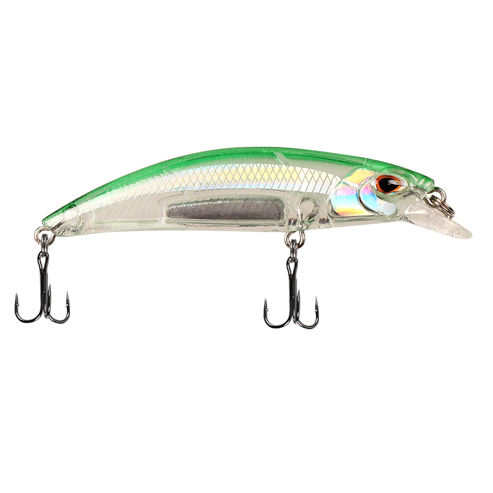 Fishing Gear 6.5cm/6.5g Sinking Minnow Fishing Lure Water Long Throw Lure Hard Bait Minnow ...