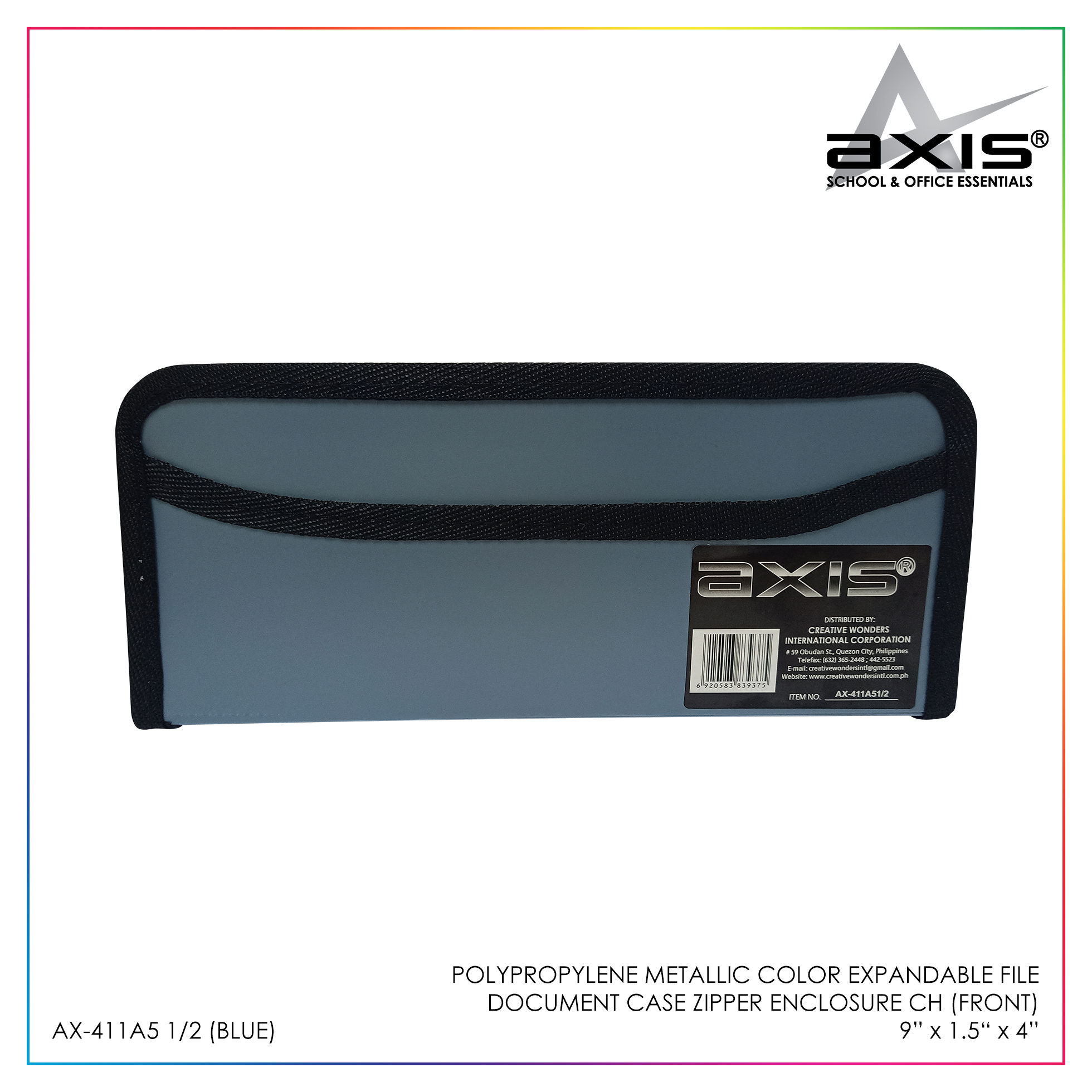 Expandable Document Case Metallic Color CH Cheque File Folder With ...