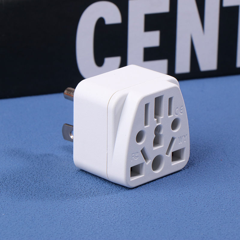 Universal White German Russia AU UK Kr EU To US AC Power Socket America ...