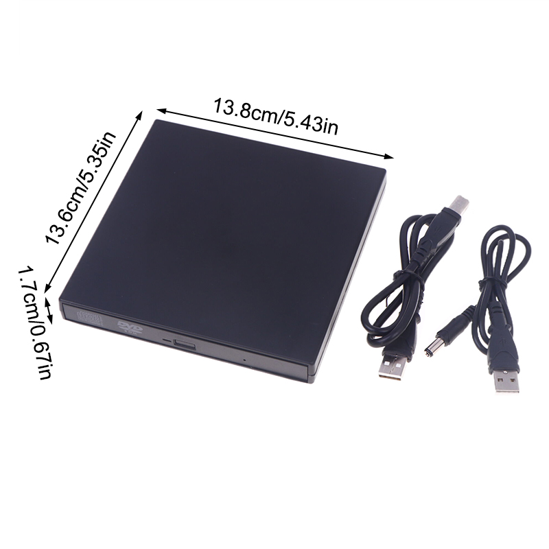 USB 2.0 Universal External CD DVD Drive CD-RW Burner DVD / CD Reader ...