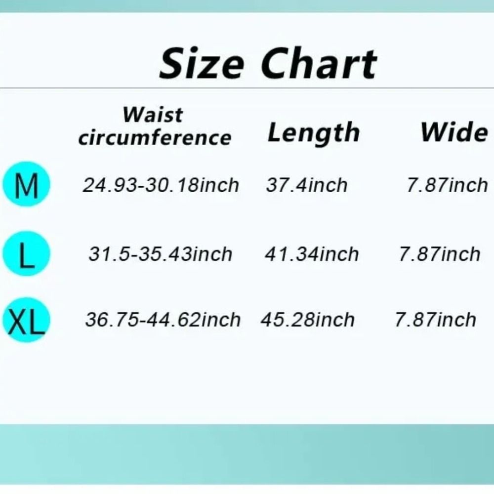 Sweat Belt 8-springs Waist Trainer Belt Pressurization Adjustable Spine ...