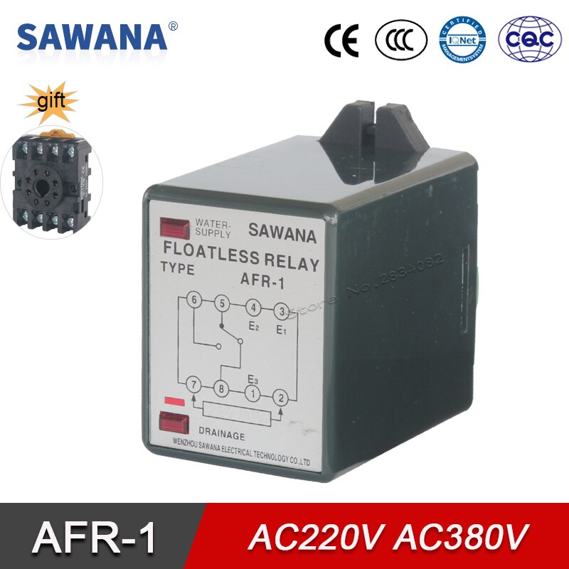 Electronic Water Liquid Level Switch Ac220v 50 60hz Floatless Controller Afr 1 Level Control