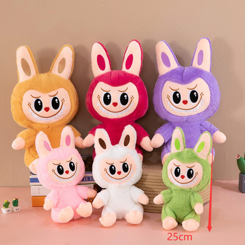25CM The Monster Labubu Plush Toy Labubu Doll Set Labubu Monster ...