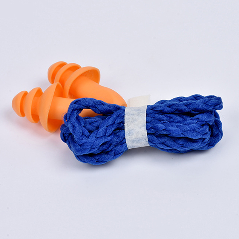 5Pairs Noise Cancelling Ear Plugs Silicone Corded Ear Plugs Ears ...