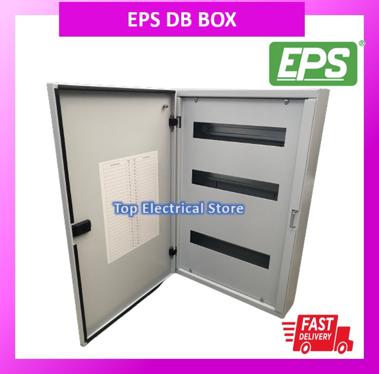 EPS EM3 EM03 (3 ROW 45 WAYS) METAL CLAD ENCLOSURE DB BOX MCB METAL BOX ...