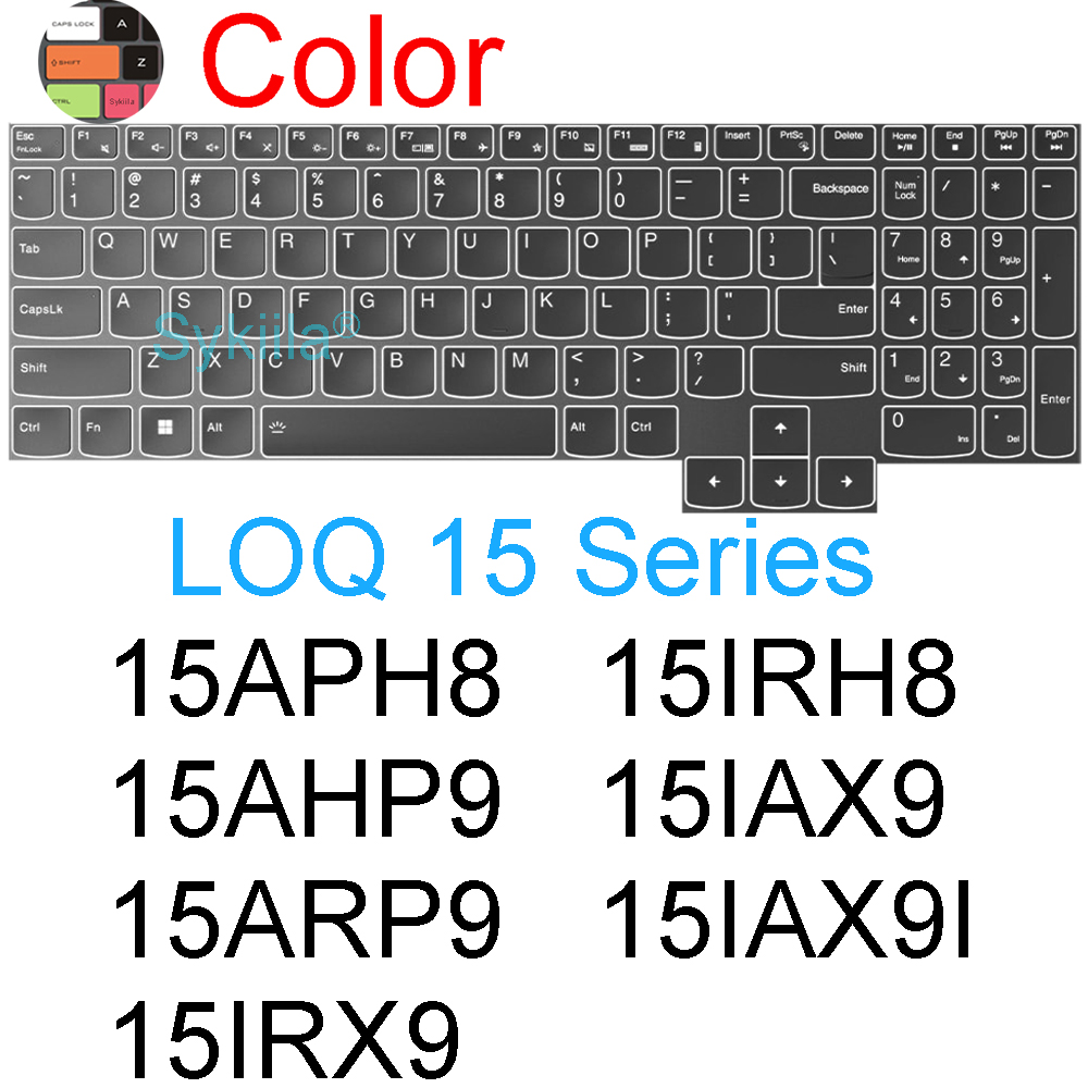 Keyboard Cover for LOQ Gaming Laptop 15 16 15IAX9 15IRH8 15IRX9 15ARP9 ...