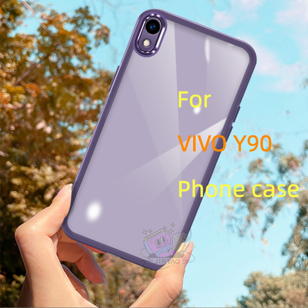 【Personality】For VIVO Y90 Phone case transparent Lens protector Fall ...