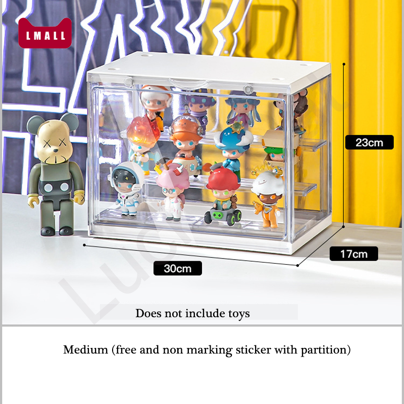 SG Seller Fully Transparent Acrylic Display Case Blind Box Popmart ...