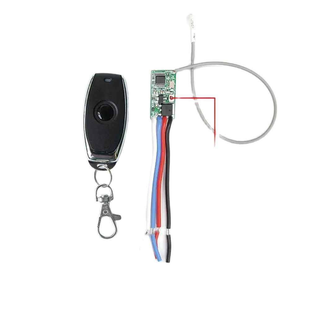 433mhz Wireless Rf Remote Control Switch Power Led Lamp Controller Dc 3 ...