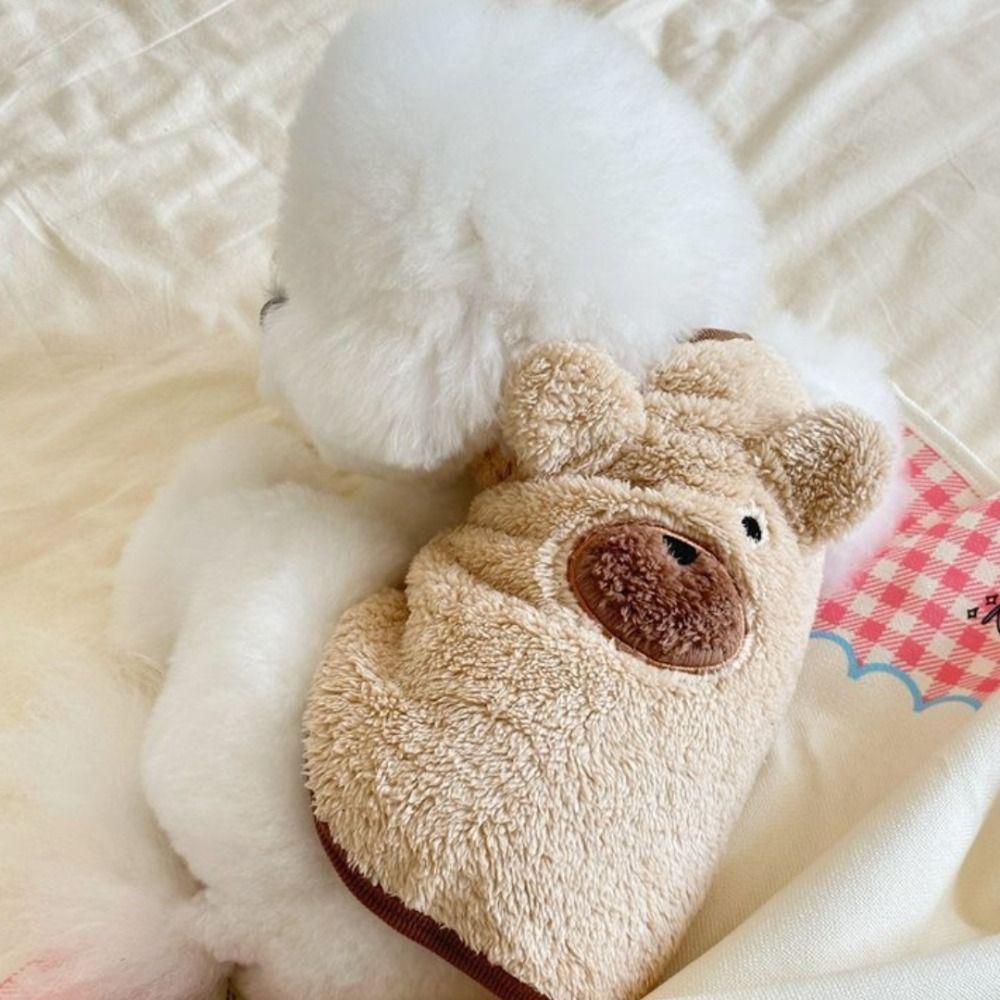 New 1-7kg Winter Dog Clothing Teddy Schnauzer Clothes Soft Plush Teddy ...
