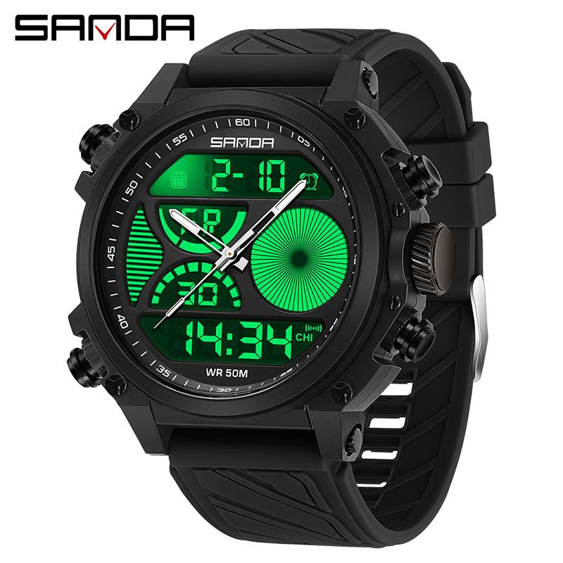SANDA Multi Display Multi Function Watch Dial Visualization Design ...