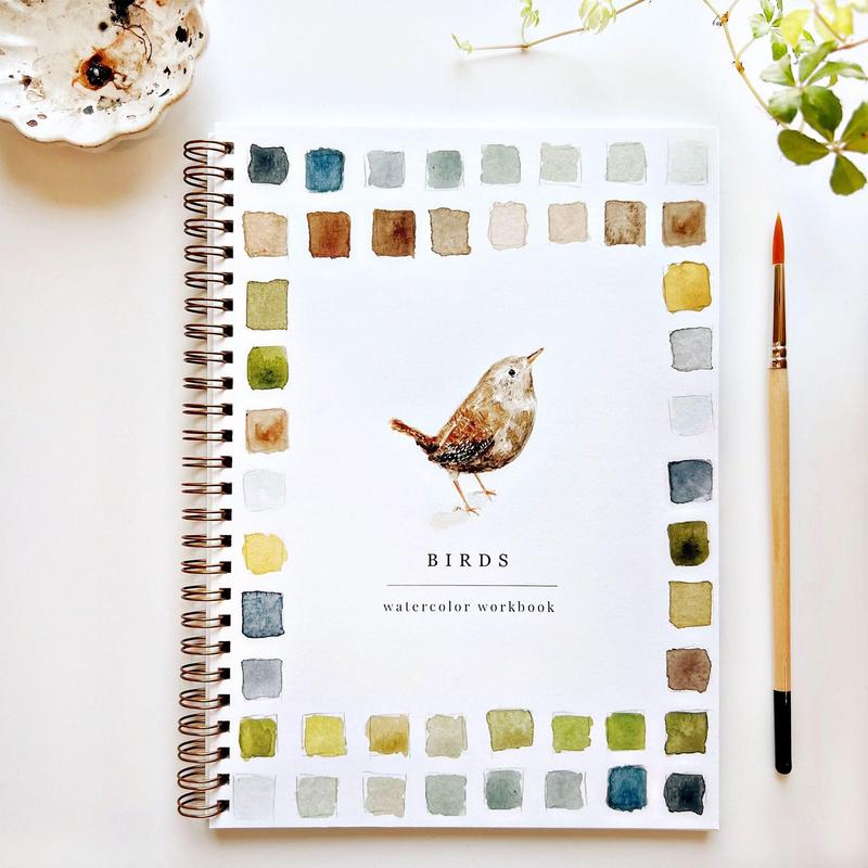 Beginners Practice Book For Painting Watercolor Painting Dyeing Album ...