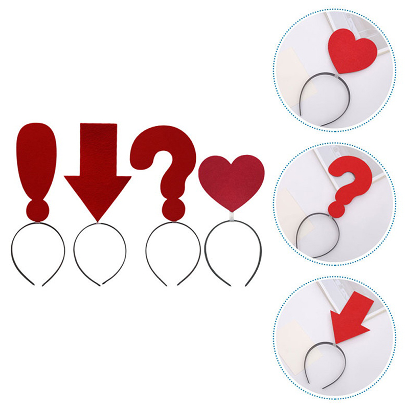Question Mark Headband Party Photo Booth Hairband Holiday Hair Hoop ...