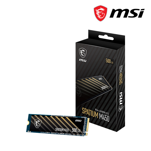 MSI SPATIUM M450 PCIe 4.0 NVMe M.2 SSD - 500GB / 1TB / 2TB | Lazada PH