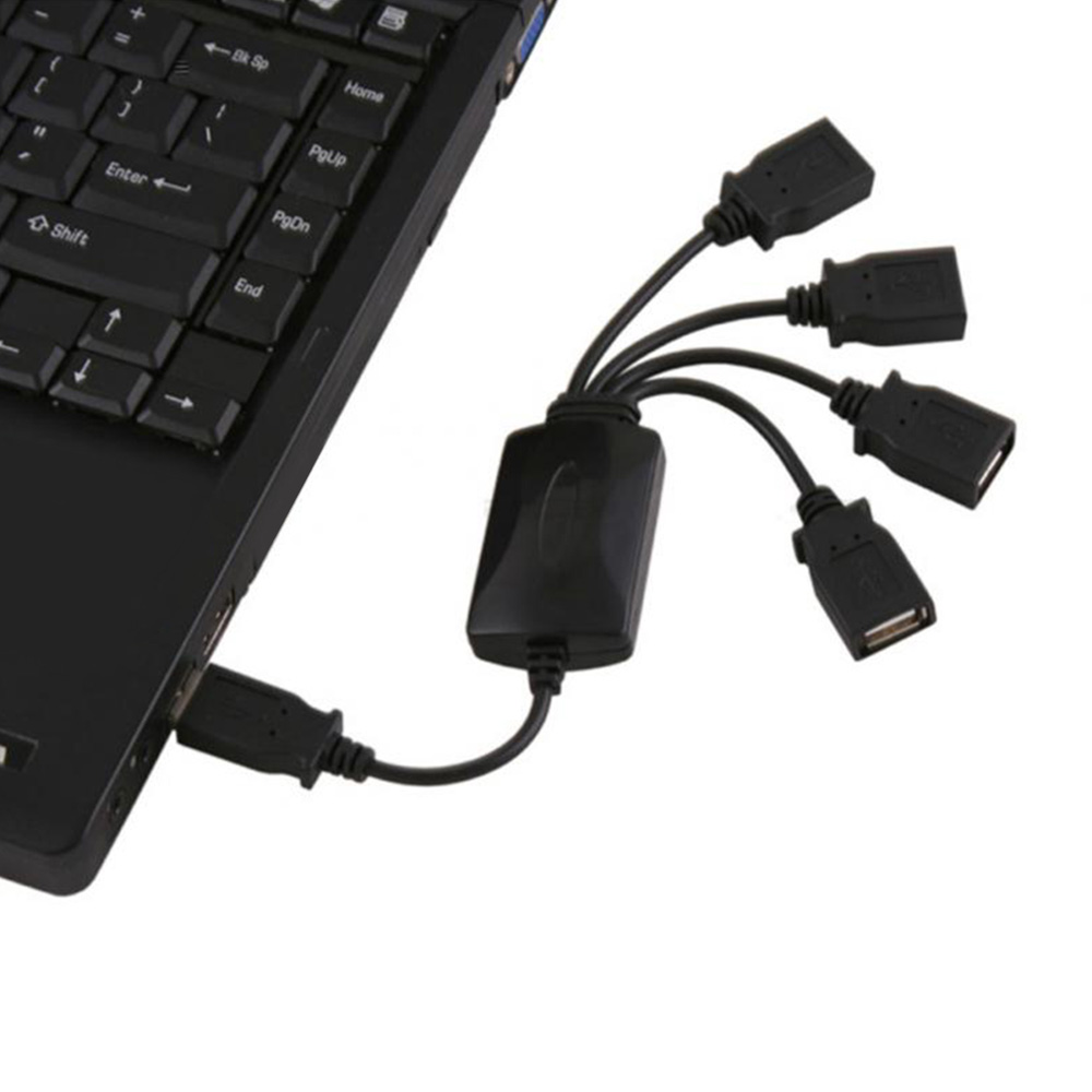 【The Timber Loft】4 Port USB Cable Hub Expansion Splitter Adapter Micro ...