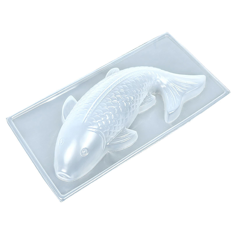 Fish Mold 3D Koi Fish Shape Plastic Cake Chocolate Jelly Mould DIY Soap ...