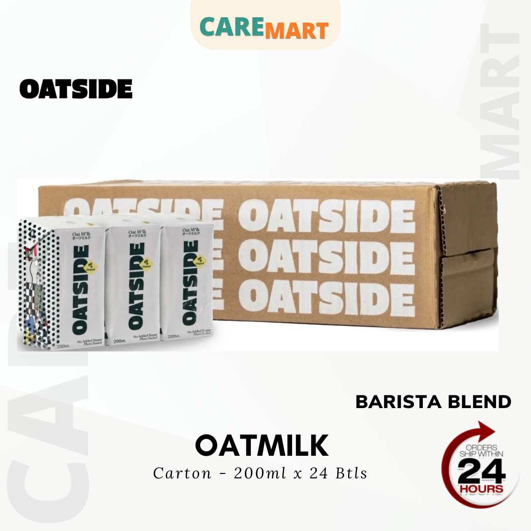 OATSIDE (CARTON) Barista Blend/Chocolate/Coffee Latte Oat Milk 200ML Mini (24 Pack) Oatmilk ...